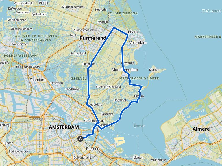 Waterlandse Zeedijk – Damsluis in Monnickendam Loop from Amsterdam ...